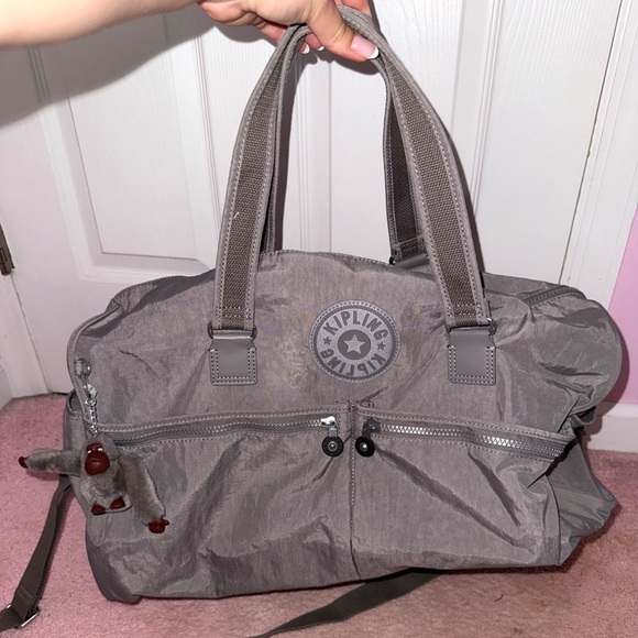 Kipling | Bags | Kipling Duffel Bag In Gray | Poshmark